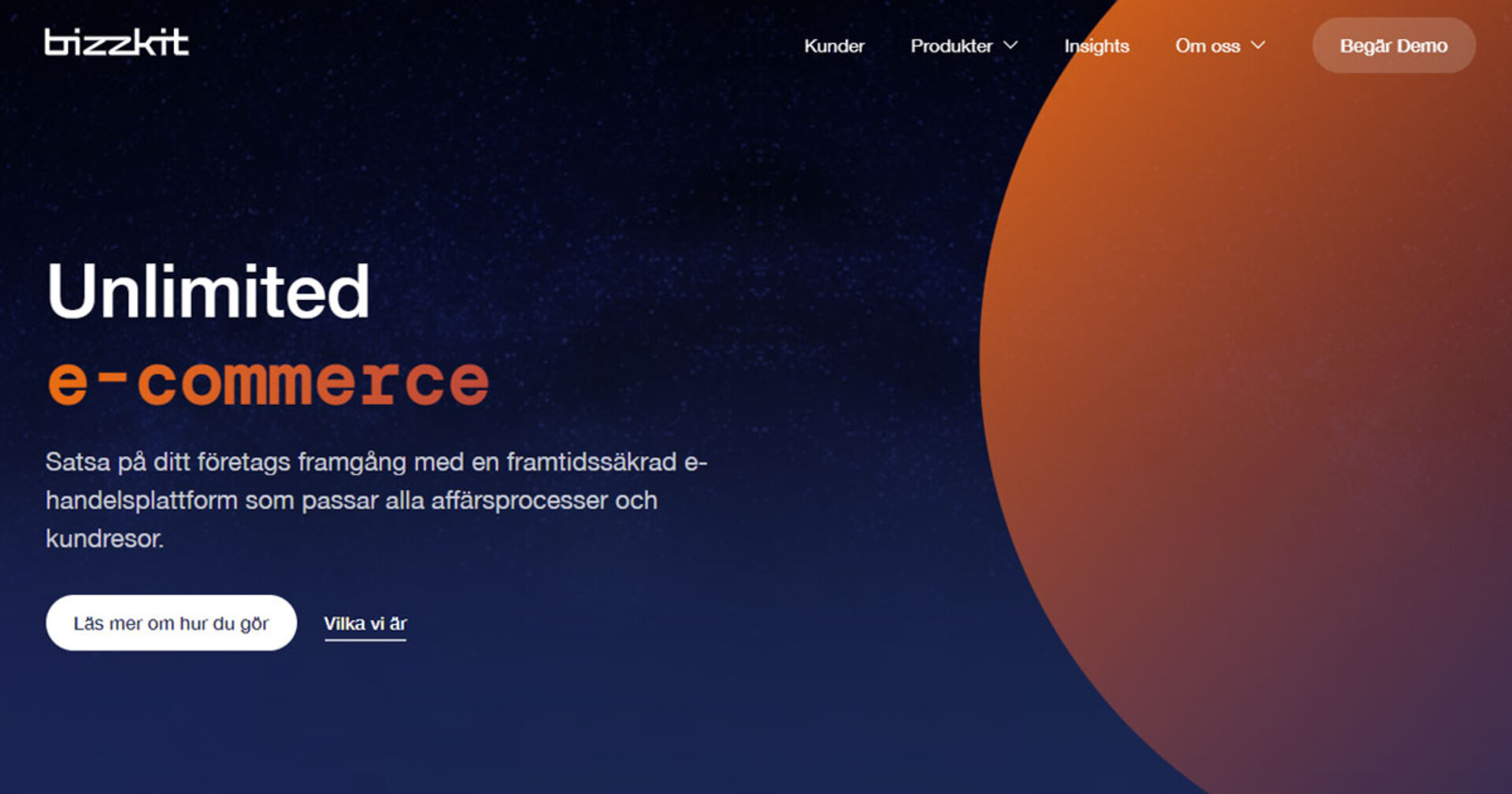 Unlimited e-commerce | Bizzkit